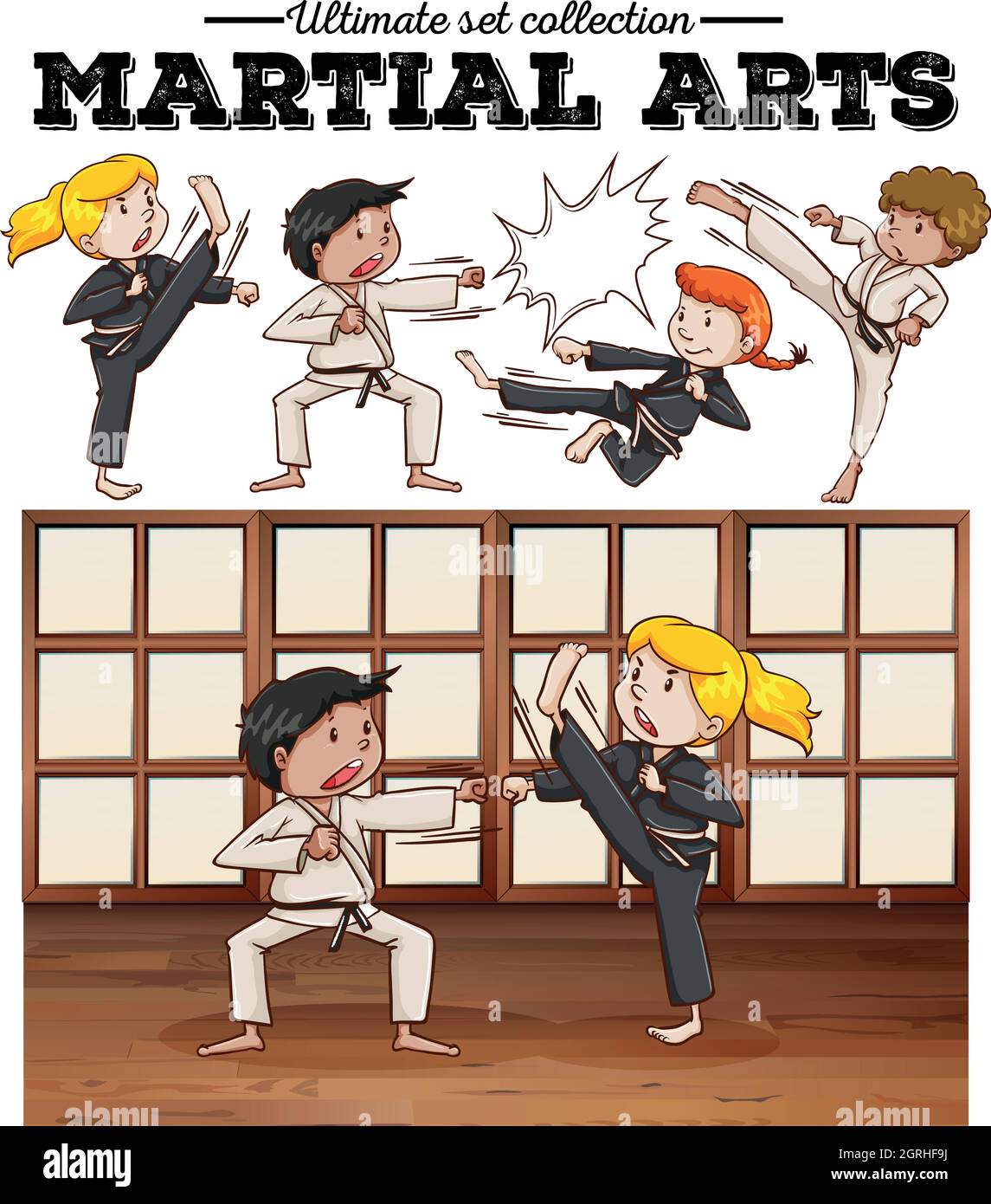 Punching training Stock Vector Images - Alamy