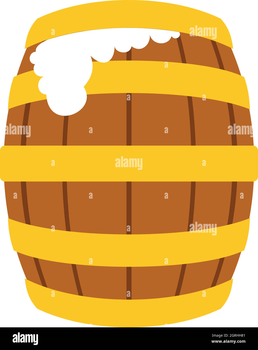 Wood cask tap isolated Stock Vector Images - Alamy