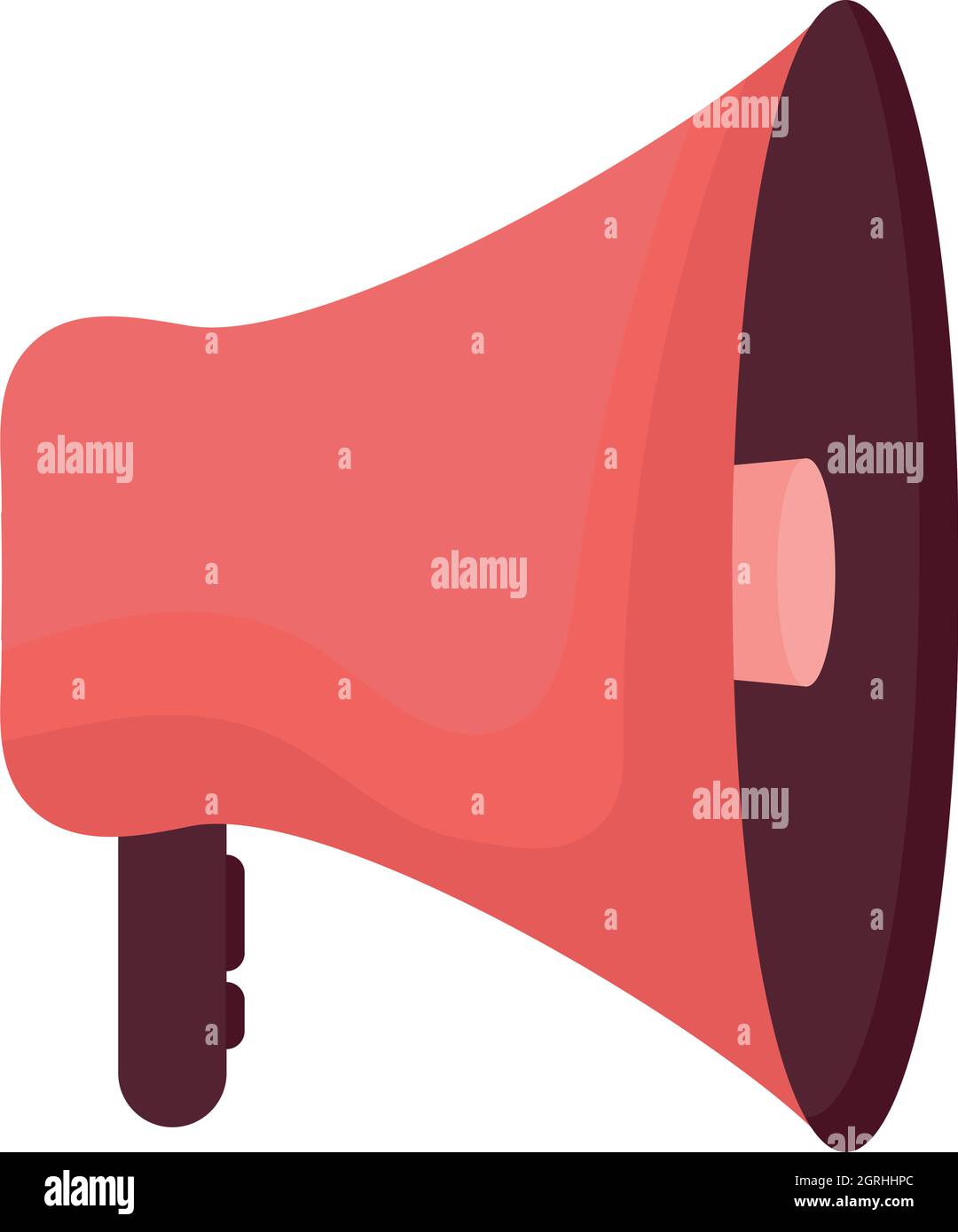 red megaphone design Stock Vector Image & Art - Alamy