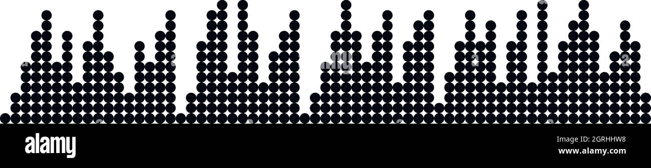 Digital frequency track equalizer Stock Vector Images - Alamy