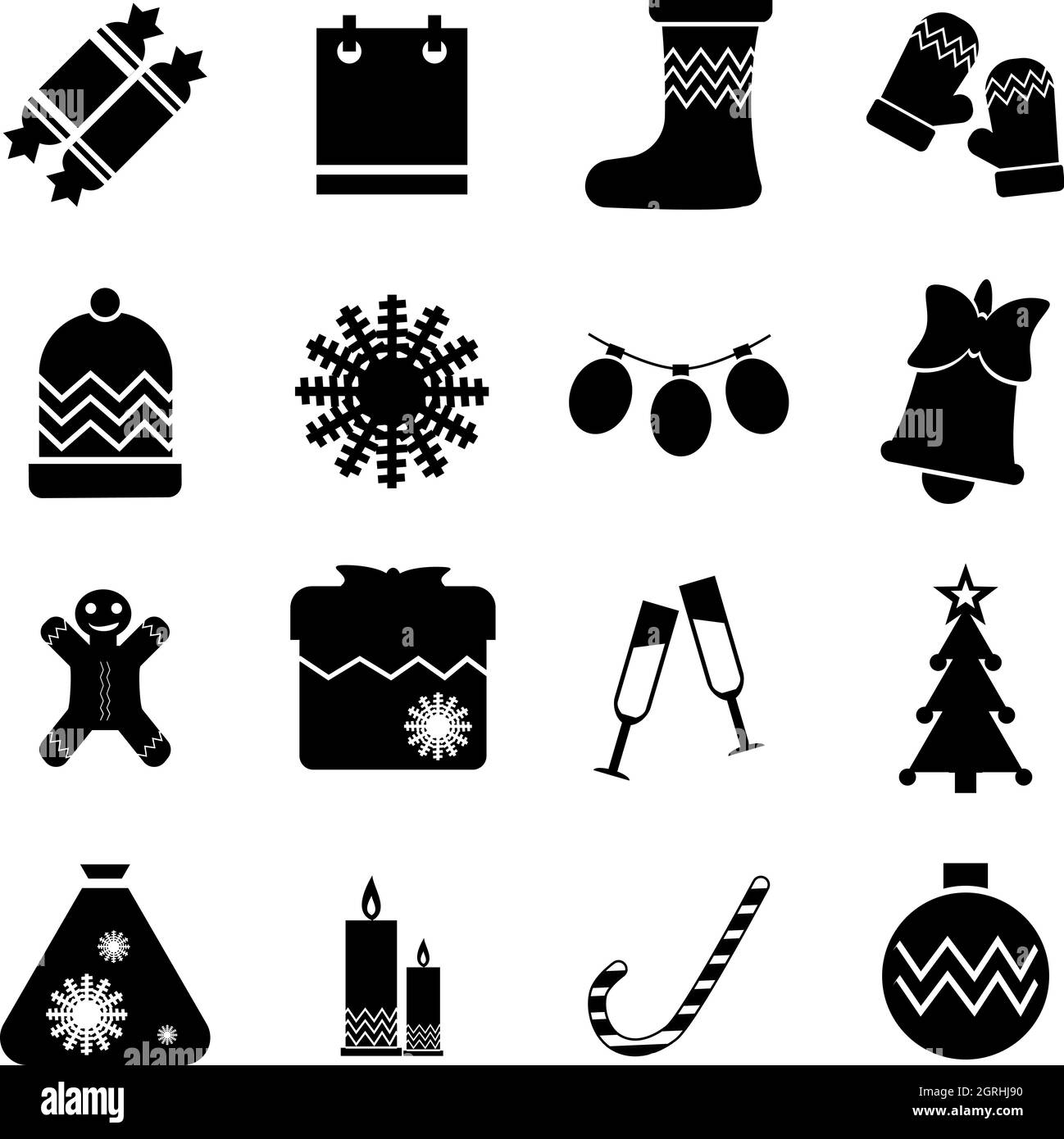 Ginger cookie christmas hat Stock Vector Images - Alamy