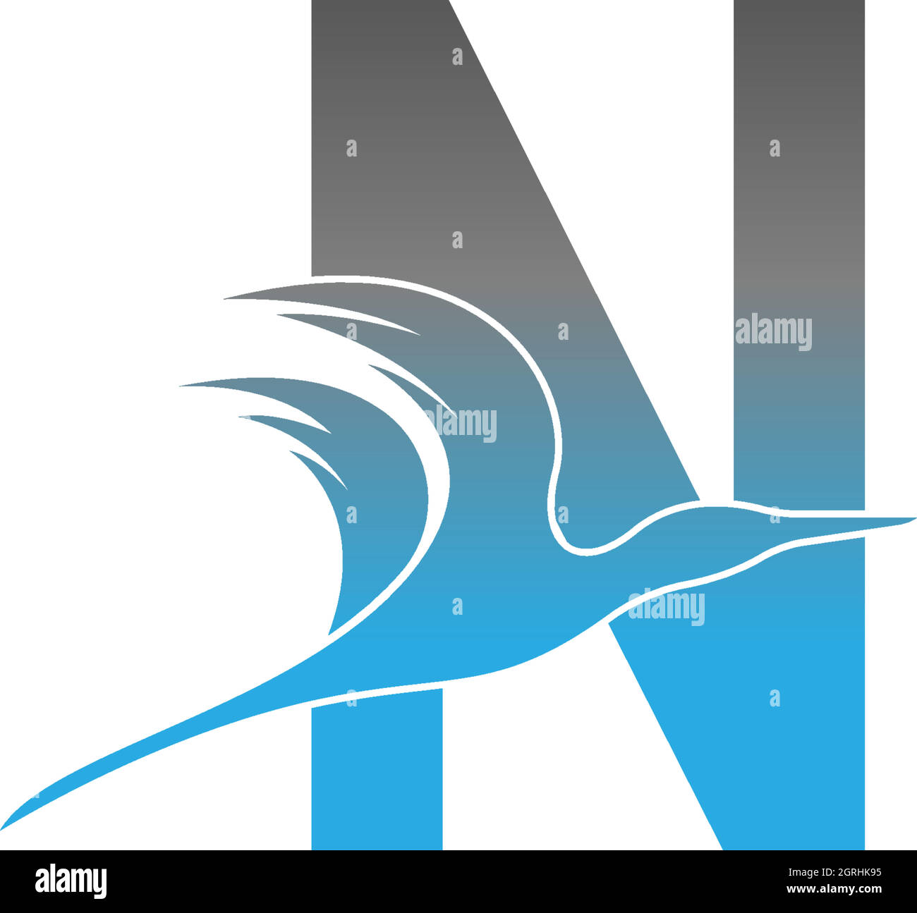 Cartoon letter n Stock Vector Images - Alamy