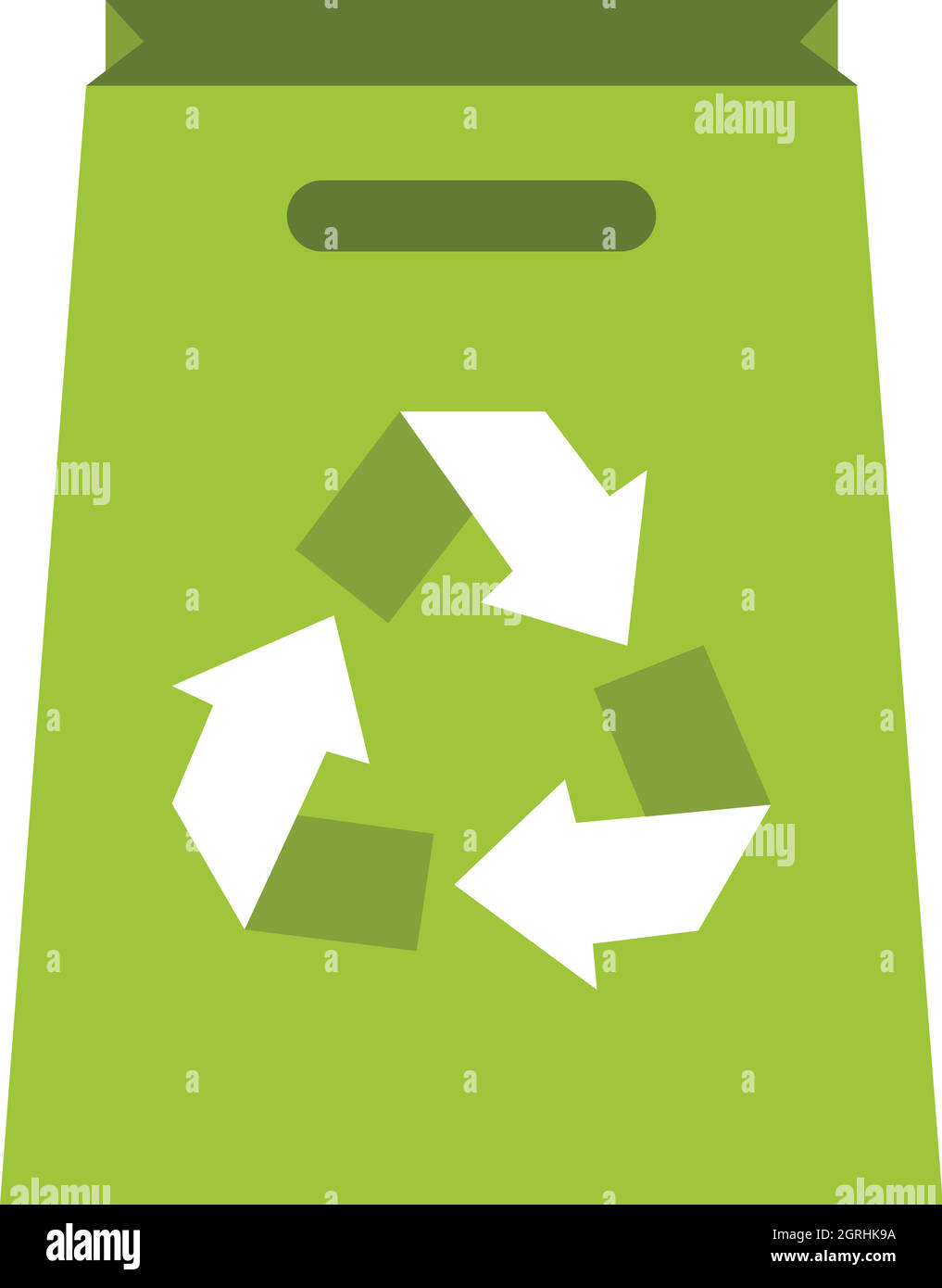 Package recycling icon, flat style Stock Vector Image & Art - Alamy