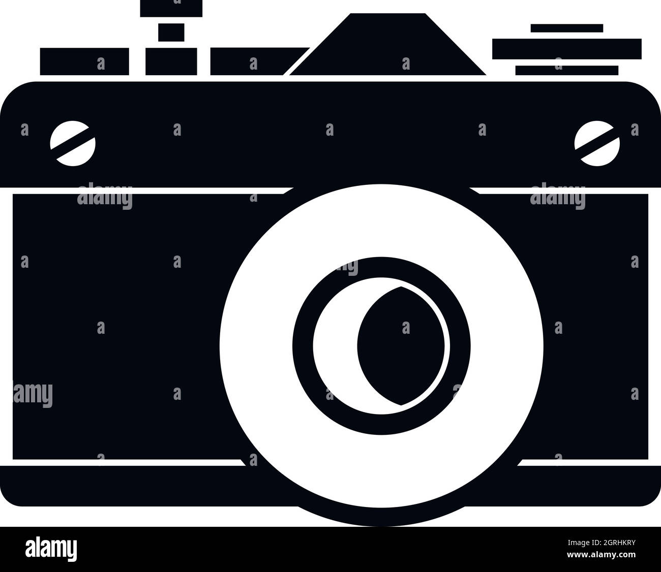 Vintage style digital camera Cut Out Stock Images & Pictures - Alamy