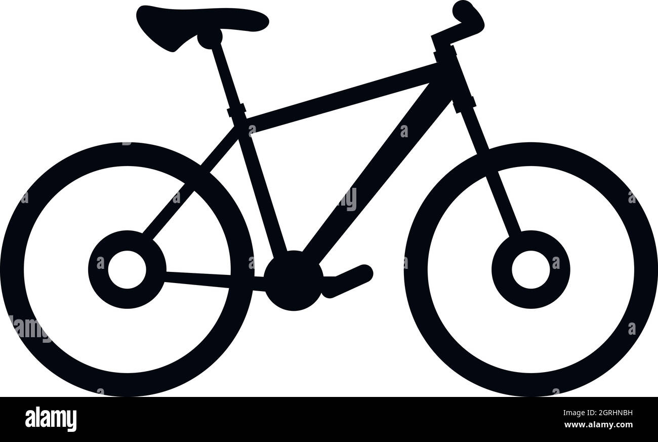 Bike icon in simple style Stock Vector Image & Art - Alamy