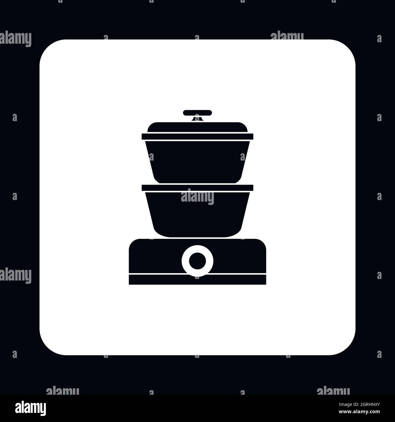 Steam cooker icon, simple style Stock Vector Image & Art - Alamy
