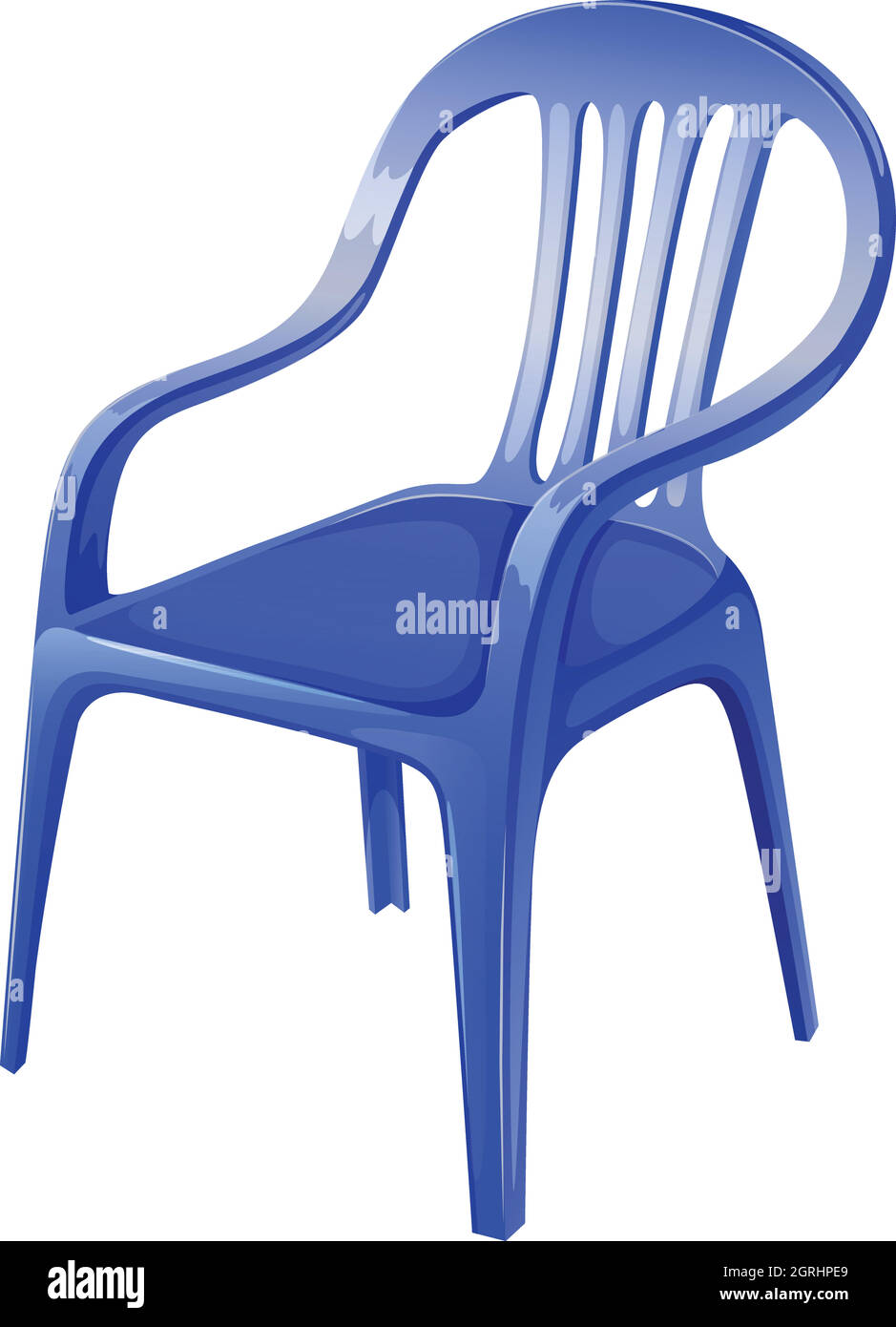 A blue chair Stock Vector Image & Art - Alamy