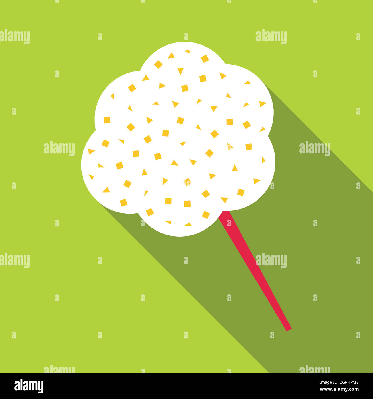 Cotton candy stand Stock Vector Images - Alamy