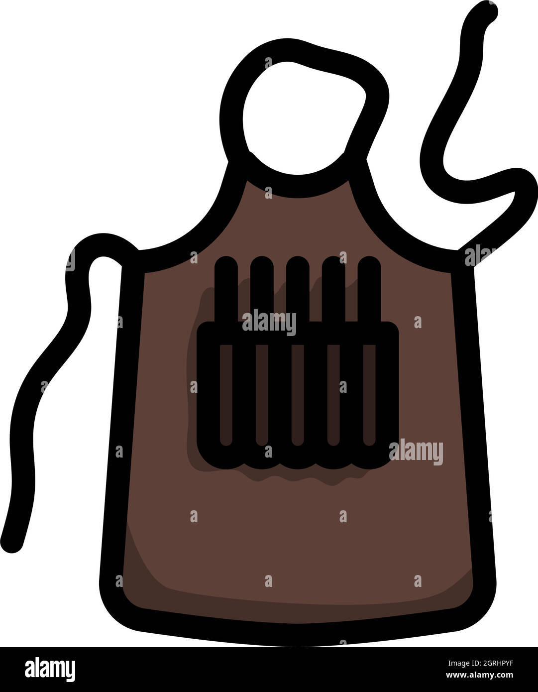 Painting and apron Stock Vector Images - Alamy