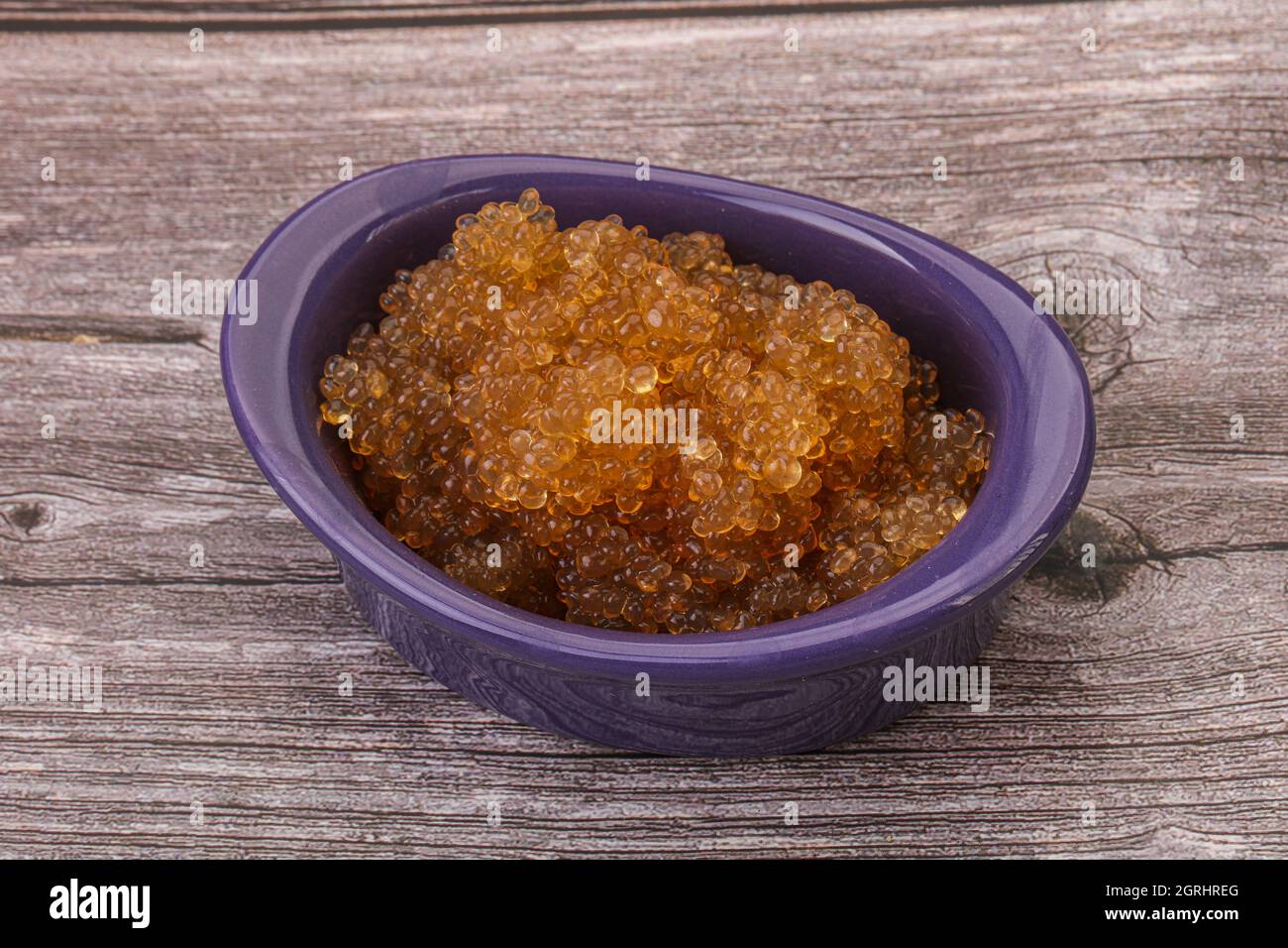 Pike ROE in the bowl for snack Stock Photo - Alamy