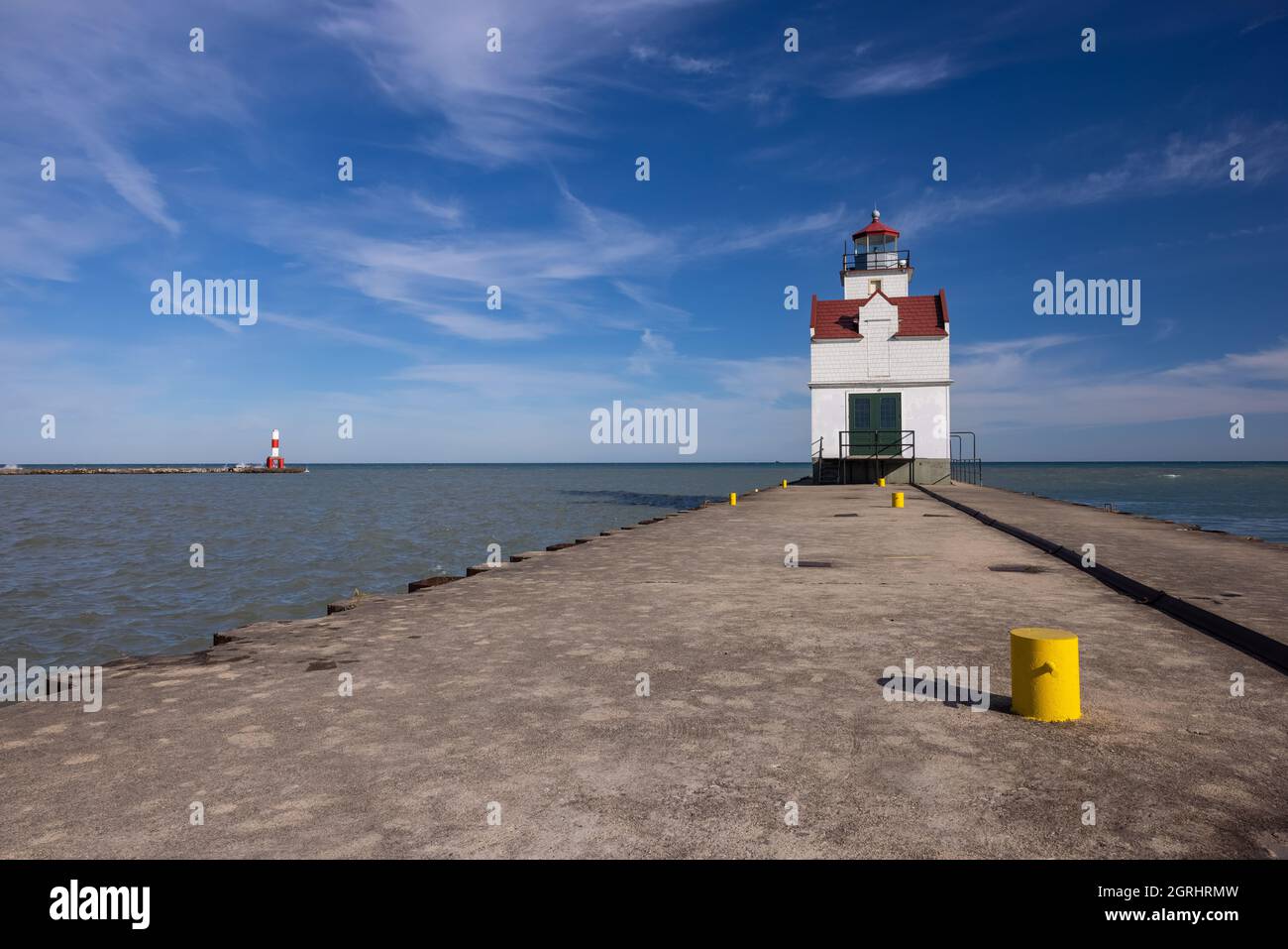 Kewaunee lighthouse hi-res stock photography and images - Alamy