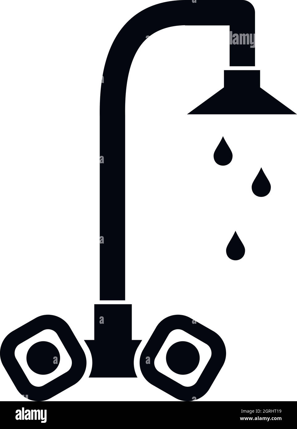 Dripping tap icon, simple style Stock Vector Image & Art - Alamy