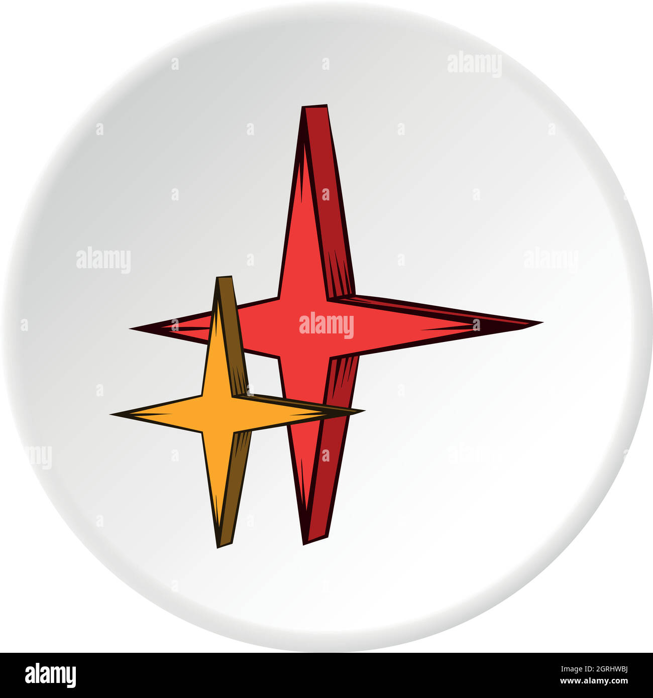 Stars icon, cartoon style Stock Vector Image & Art - Alamy