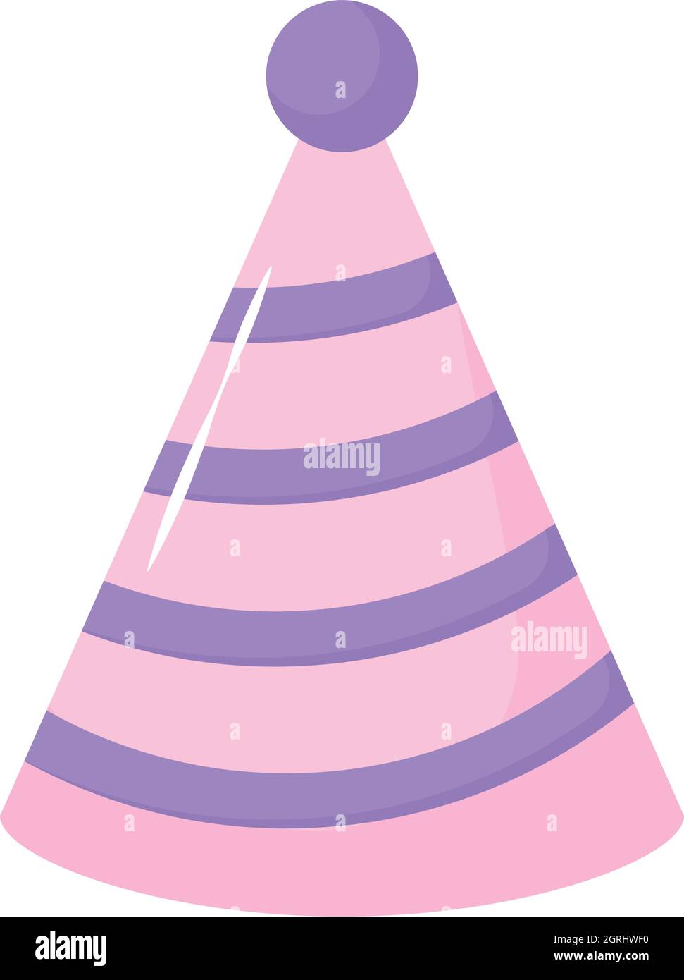 purple party hat Stock Vector Image & Art - Alamy