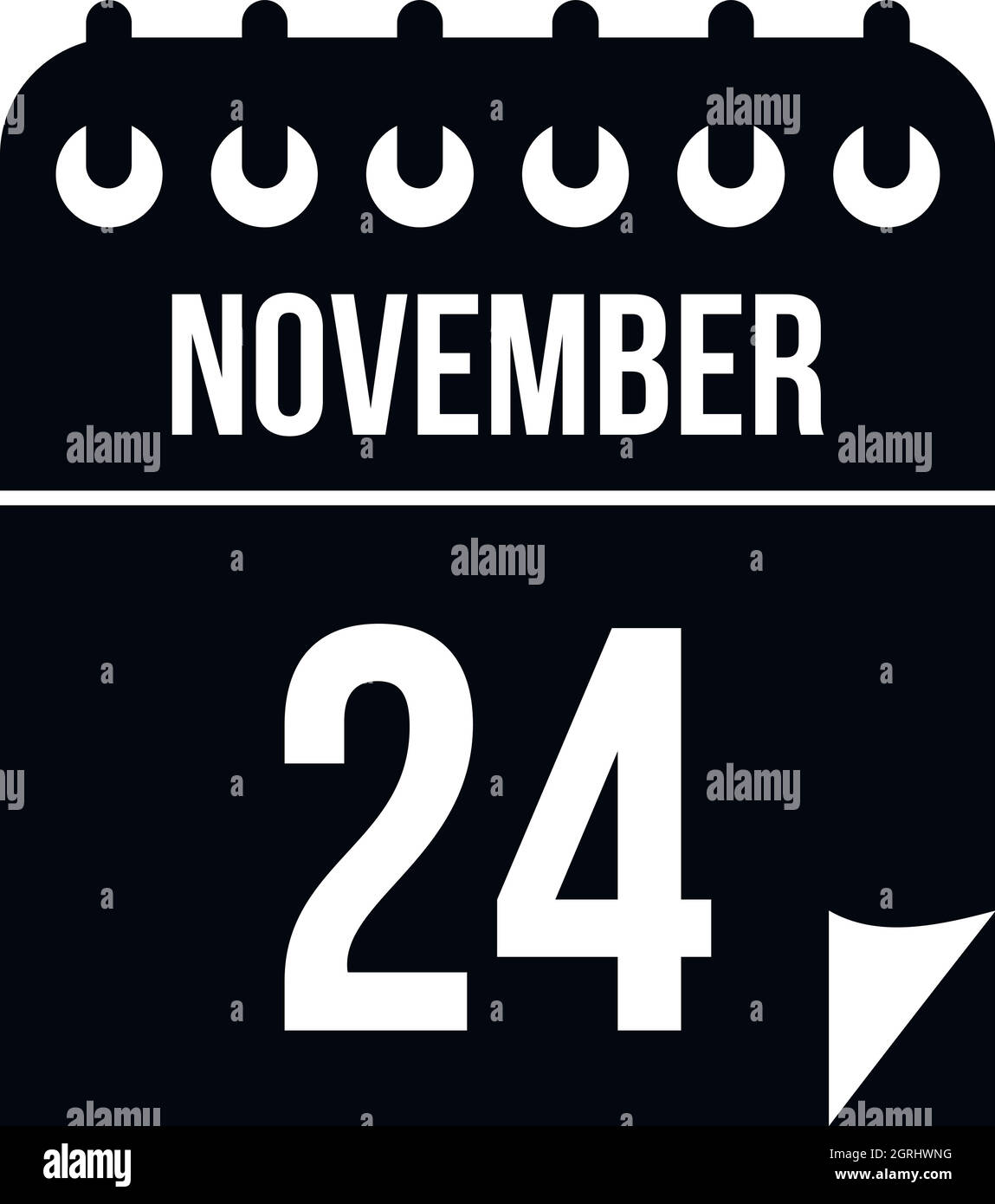 Deadline calendar vector in Stock Vector Images - Alamy