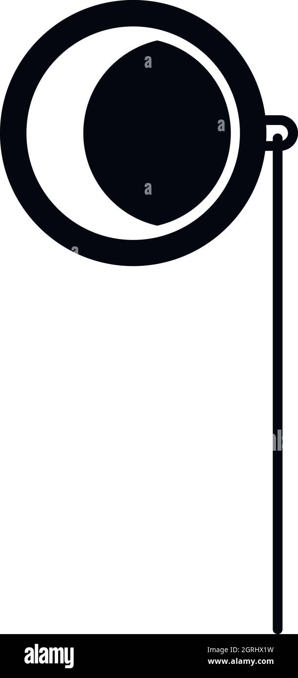 Monocle icon in simple style Stock Vector Image & Art - Alamy