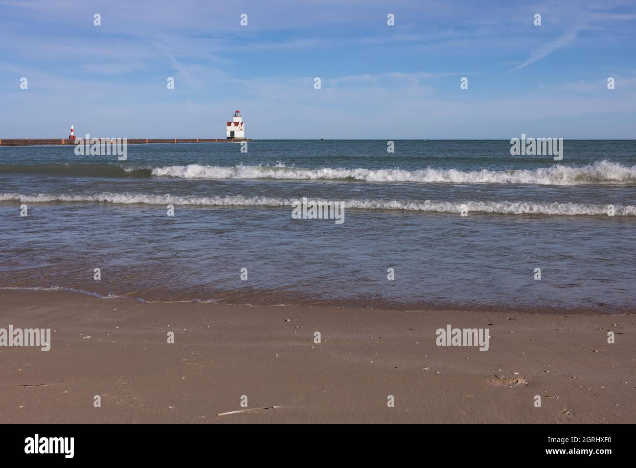 Kewaunee lighthouse hi-res stock photography and images - Alamy