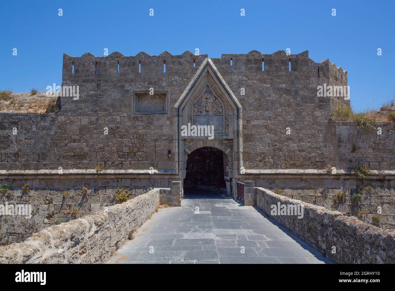 Gate of St John, Rhodes Old Town, Rhodes, Dodecanese Island Group ...