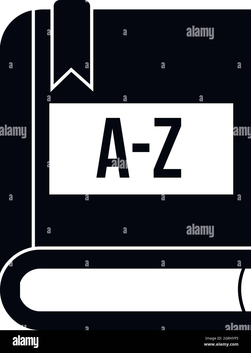 Black book icon simple Stock Vector Images - Alamy