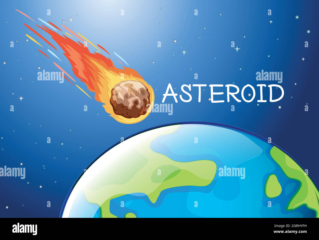 Asteroid drawing hi-res stock photography and images - Alamy