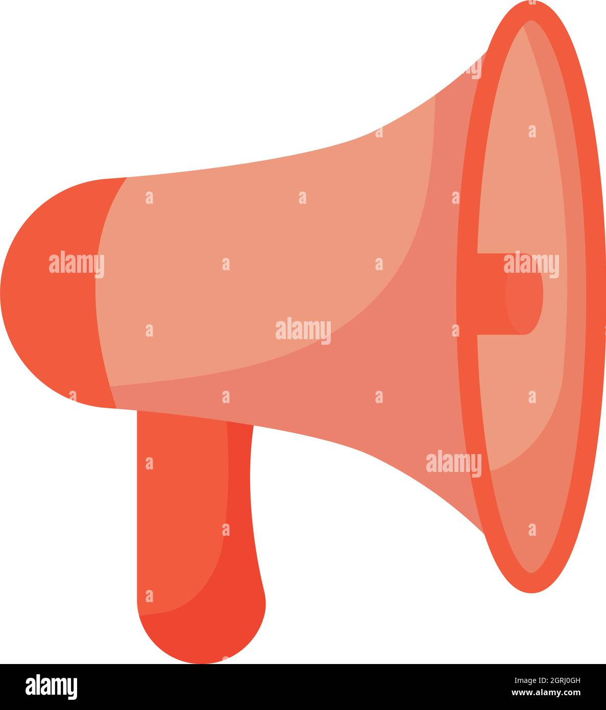 red megaphone icon Stock Vector Image & Art - Alamy