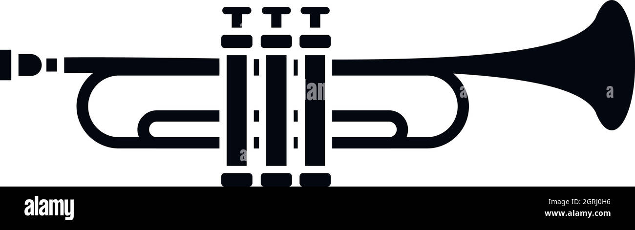 Brass trumpet icon, simple style Stock Vector Image & Art - Alamy