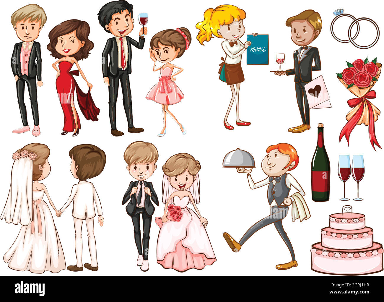 Party lovers Cut Out Stock Images & Pictures - Alamy