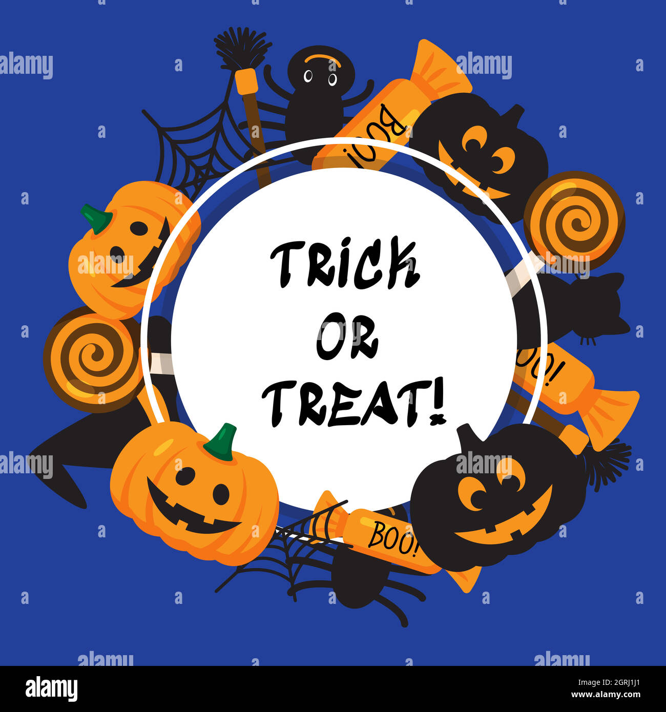 Holiday style tree frame Stock Vector Images - Alamy