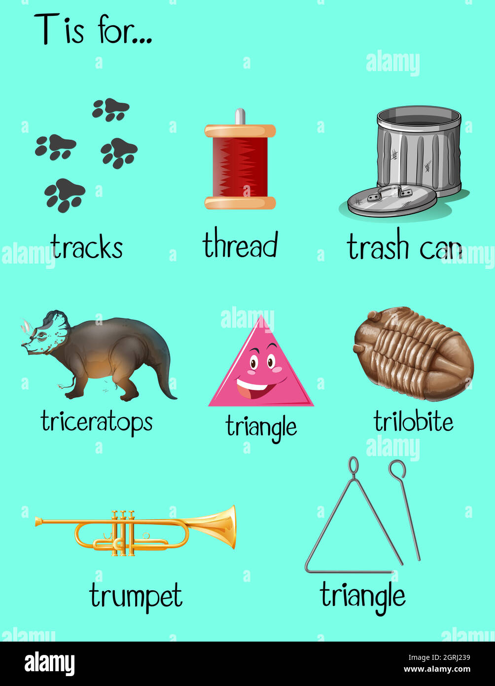 Many words begin with letter T Stock Vector Image & Art - Alamy