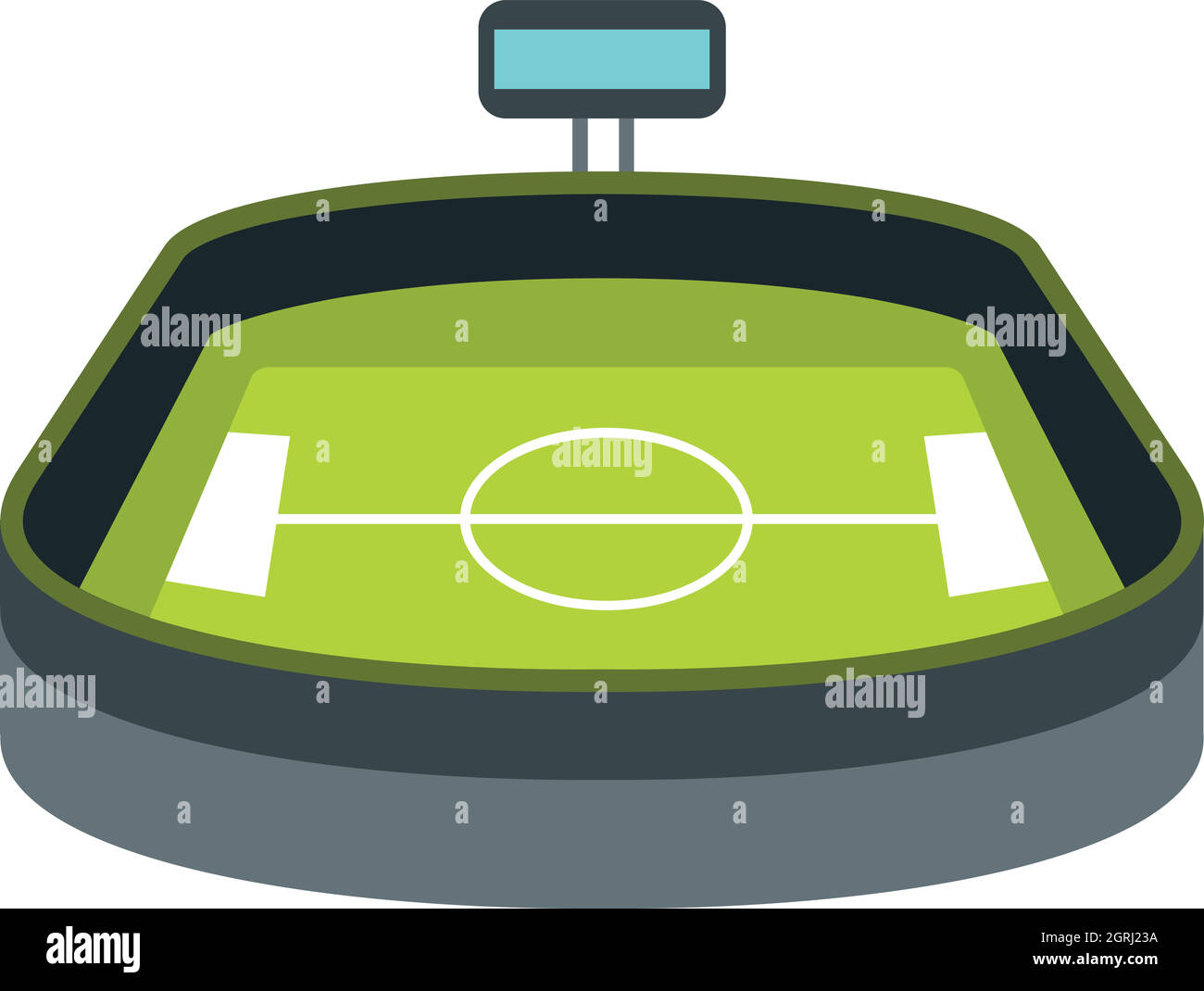 Stadium icon in flat style Stock Vector Image & Art - Alamy