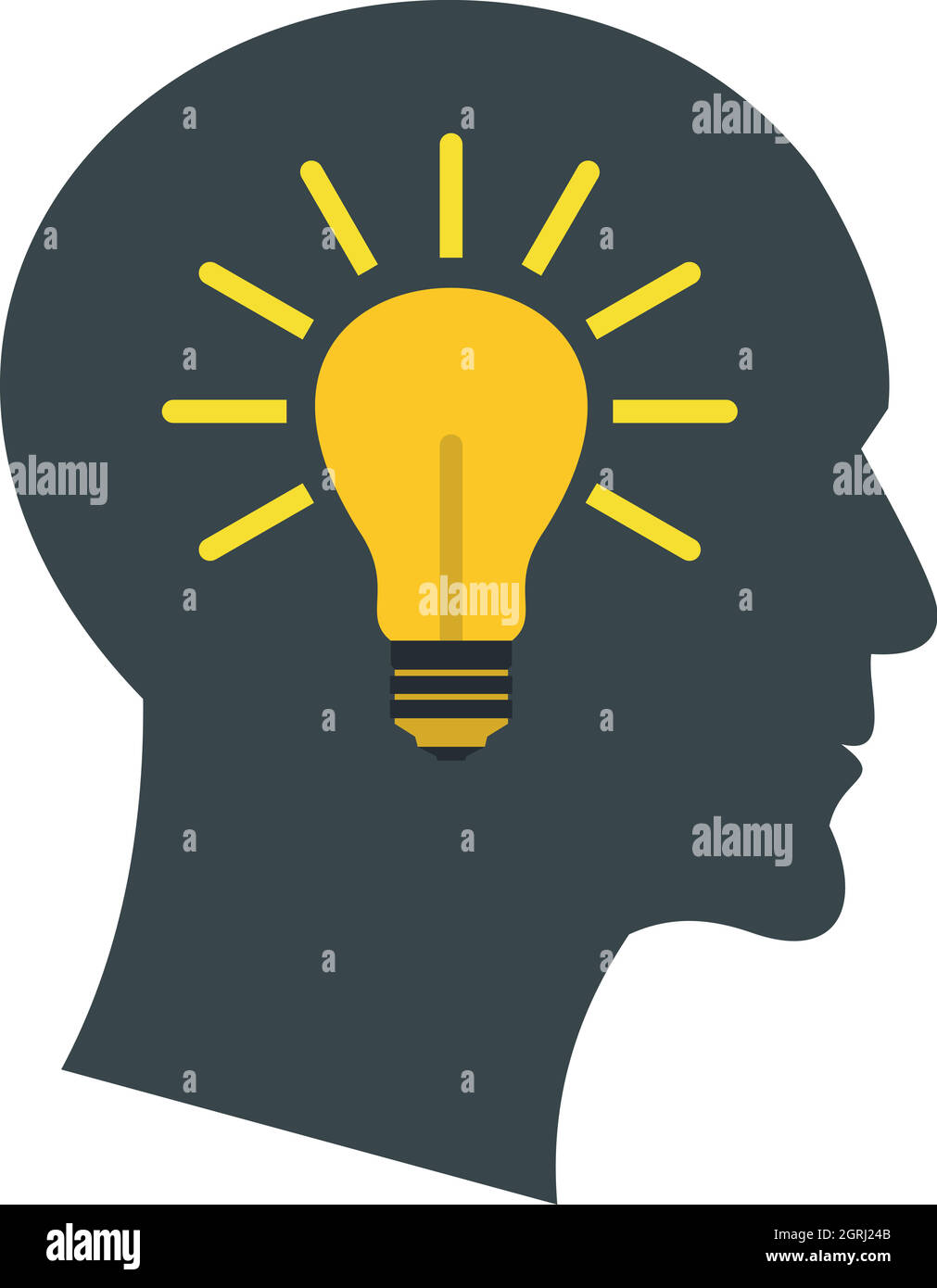 Idea graphic in bright Stock Vector Images - Alamy