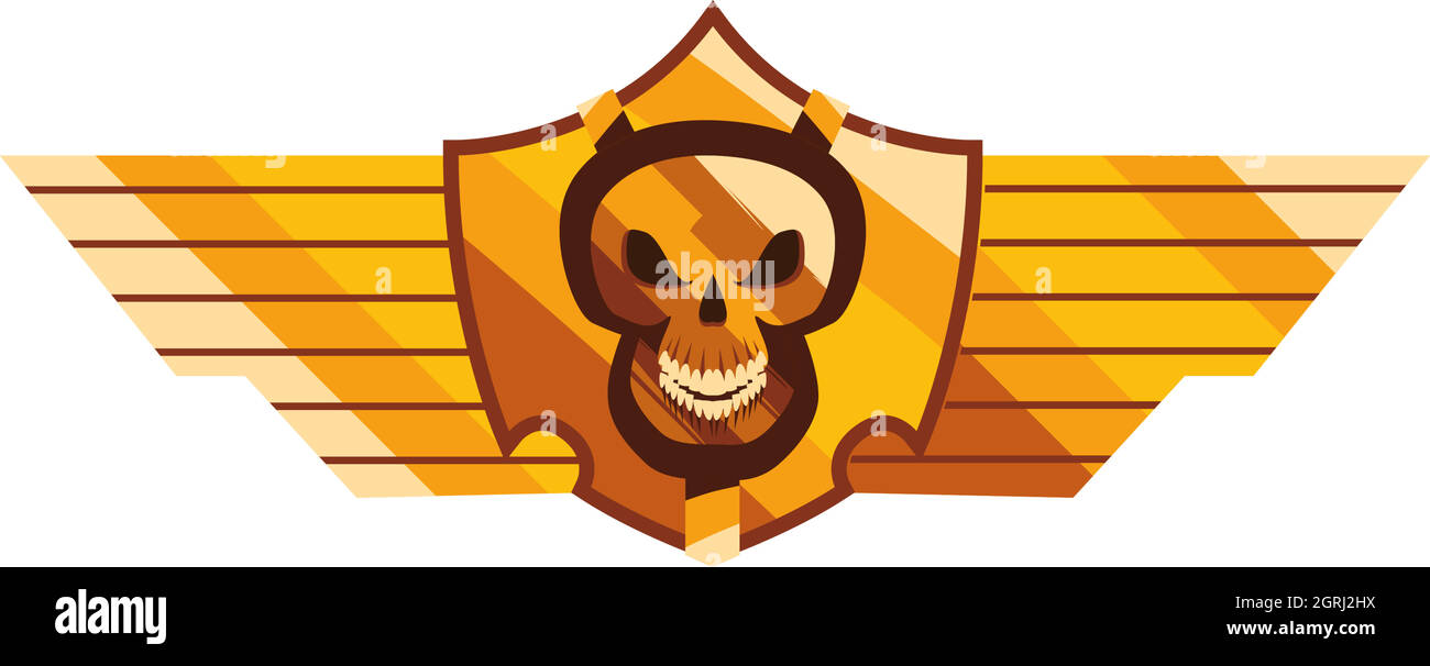 skull badge of military forces theme Stock Vector Image & Art - Alamy