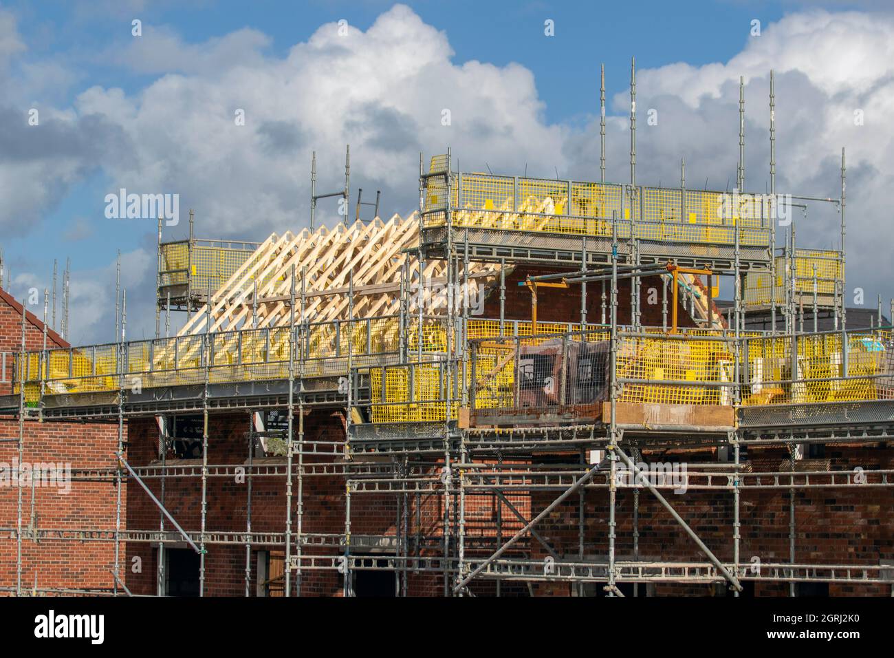 Keepmoat homes property developers, development site in Chorley ...