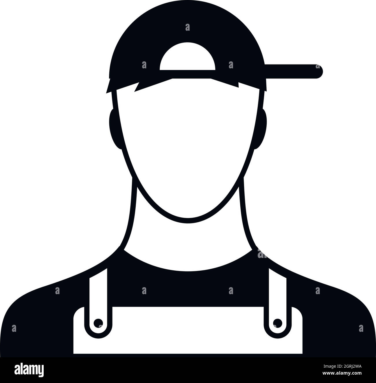 Plumber icon in simple style Stock Vector Image & Art - Alamy