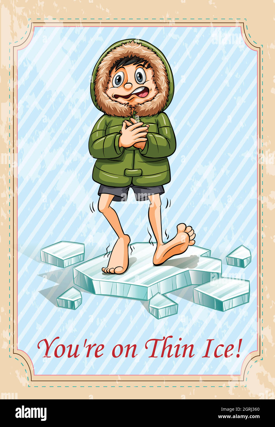 You're on thin ice Stock Vector Image & Art - Alamy You're on thin ice Stock Vector Image & Art - Alamy