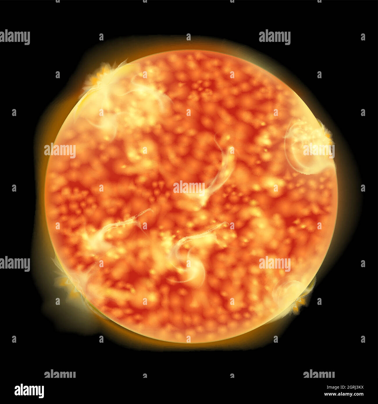 Sun orbit Stock Vector Images - Alamy