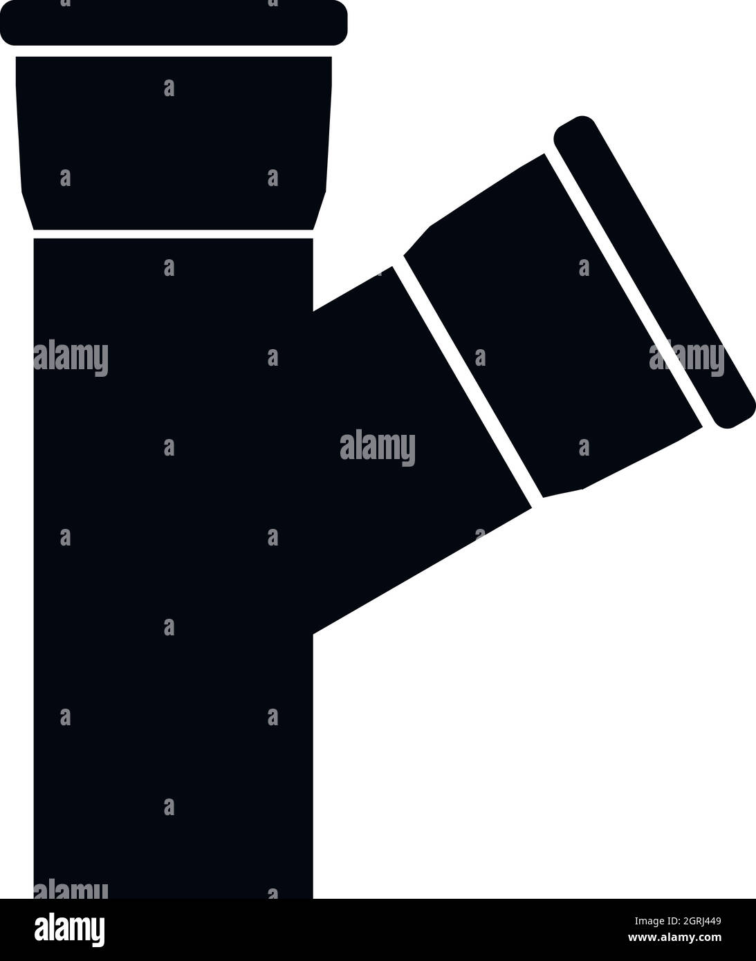 Black pvc plastic drain pipe hi-res stock photography and images - Alamy