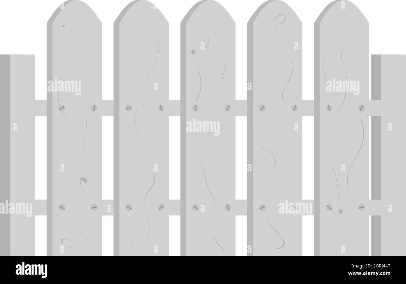 Parallel fence with sign Stock Vector Images - Alamy