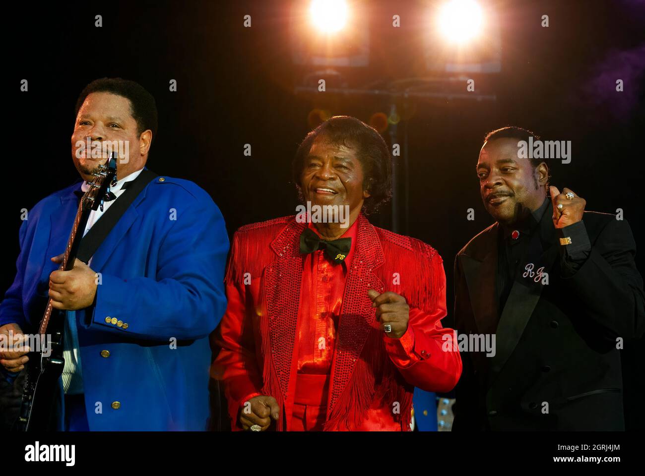 stockholm sweden - july - 29 - 2006 - singer james brown plays at an ...