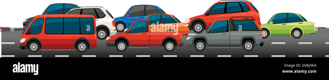 White car riding on Stock Vector Images - Alamy