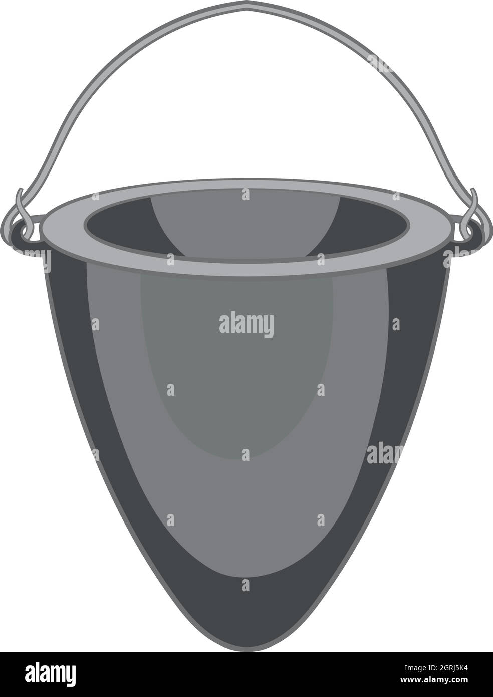Fire bucket icon, black monochrome style Stock Vector Image & Art - Alamy
