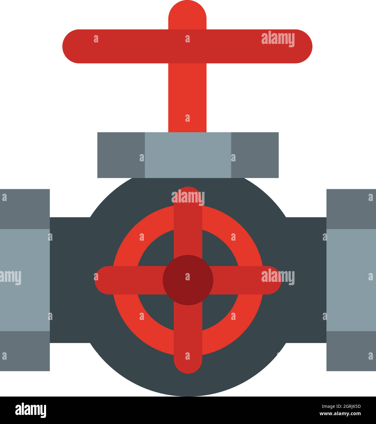 Sewer valve icon, flat style Stock Vector Image & Art - Alamy