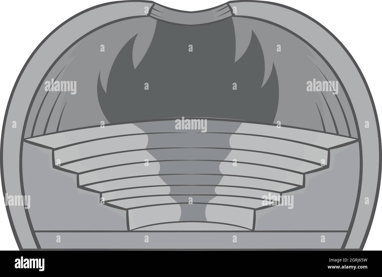 Indoor stadium icon, black monochrome style Stock Vector Image & Art ...