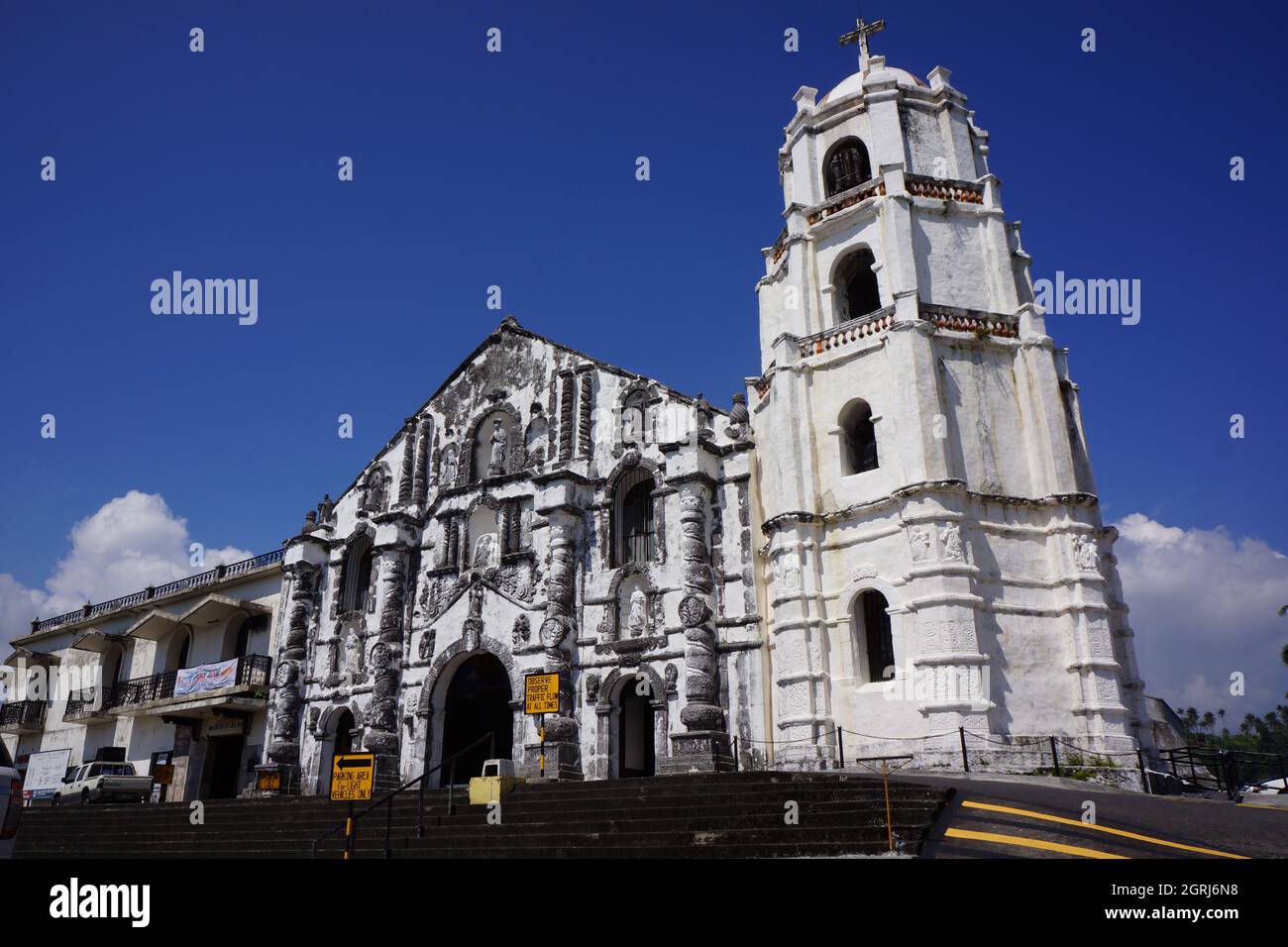 DARAGA, PHILIPPINES - Aug 30, 2015: The Daraga Church in Daraga ...