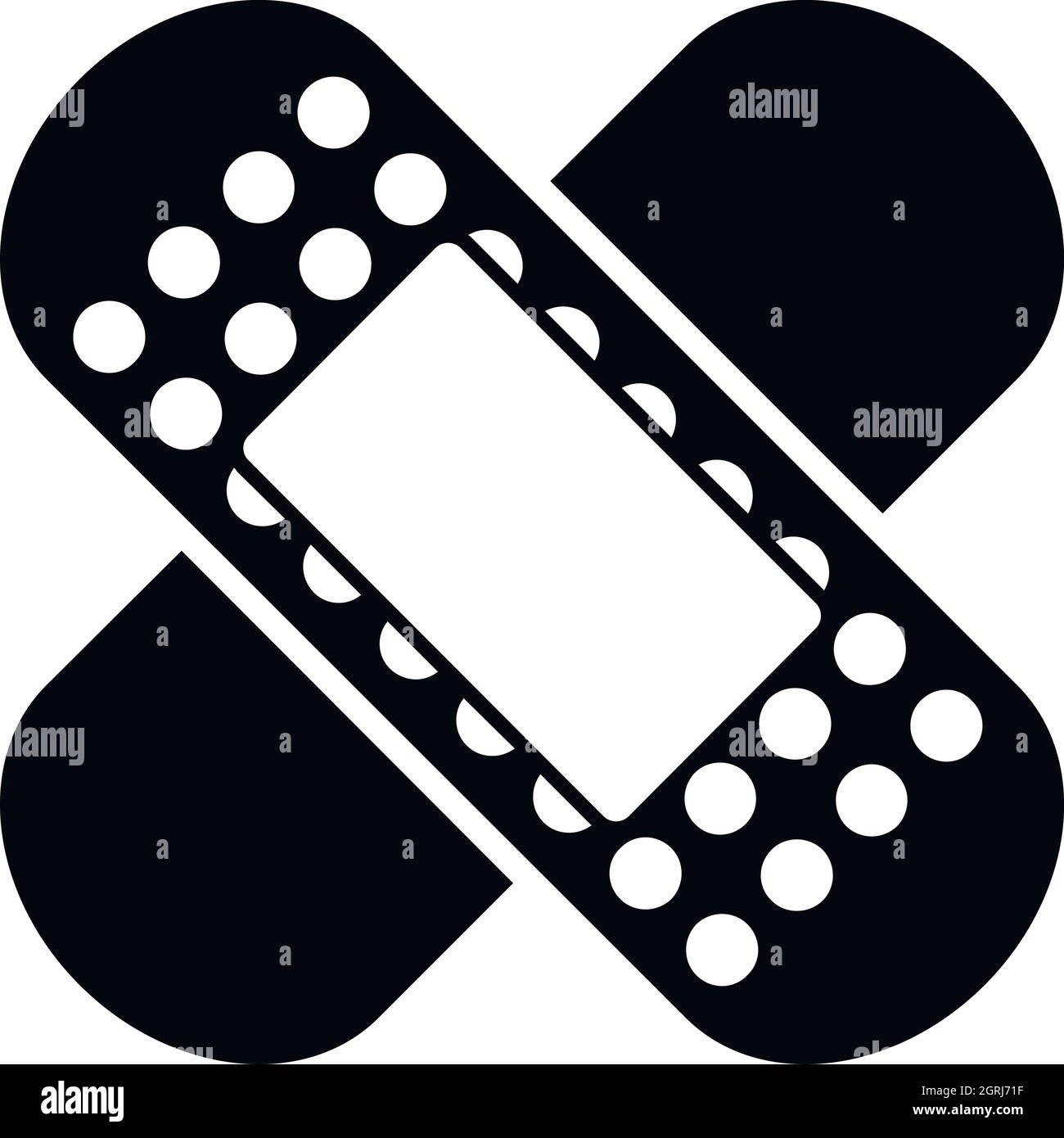 Medical patch icon, simple style Stock Vector Image & Art - Alamy