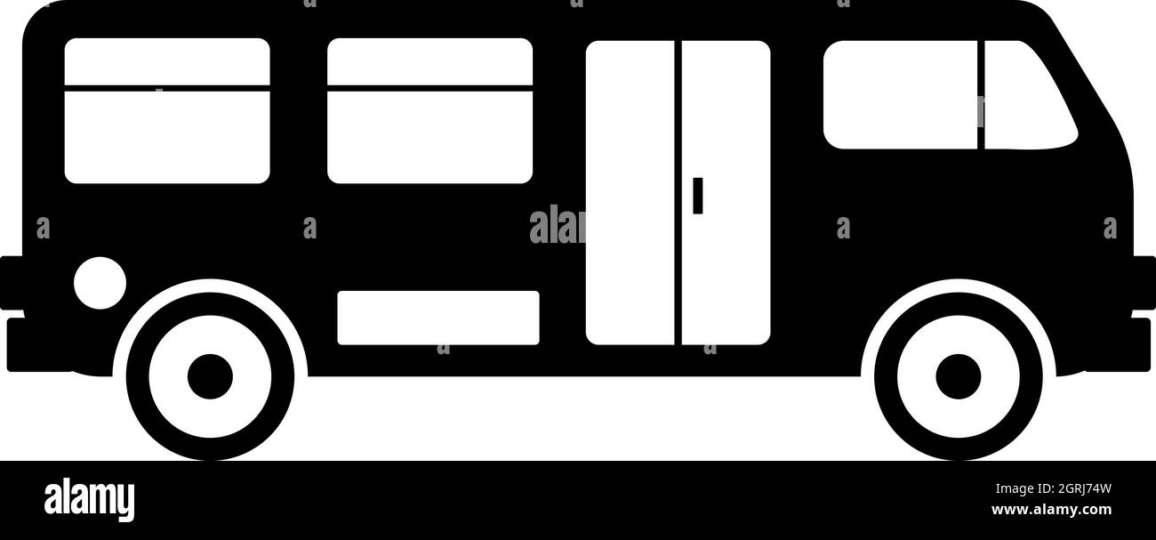 Bus icon, simple style Stock Vector Image & Art - Alamy