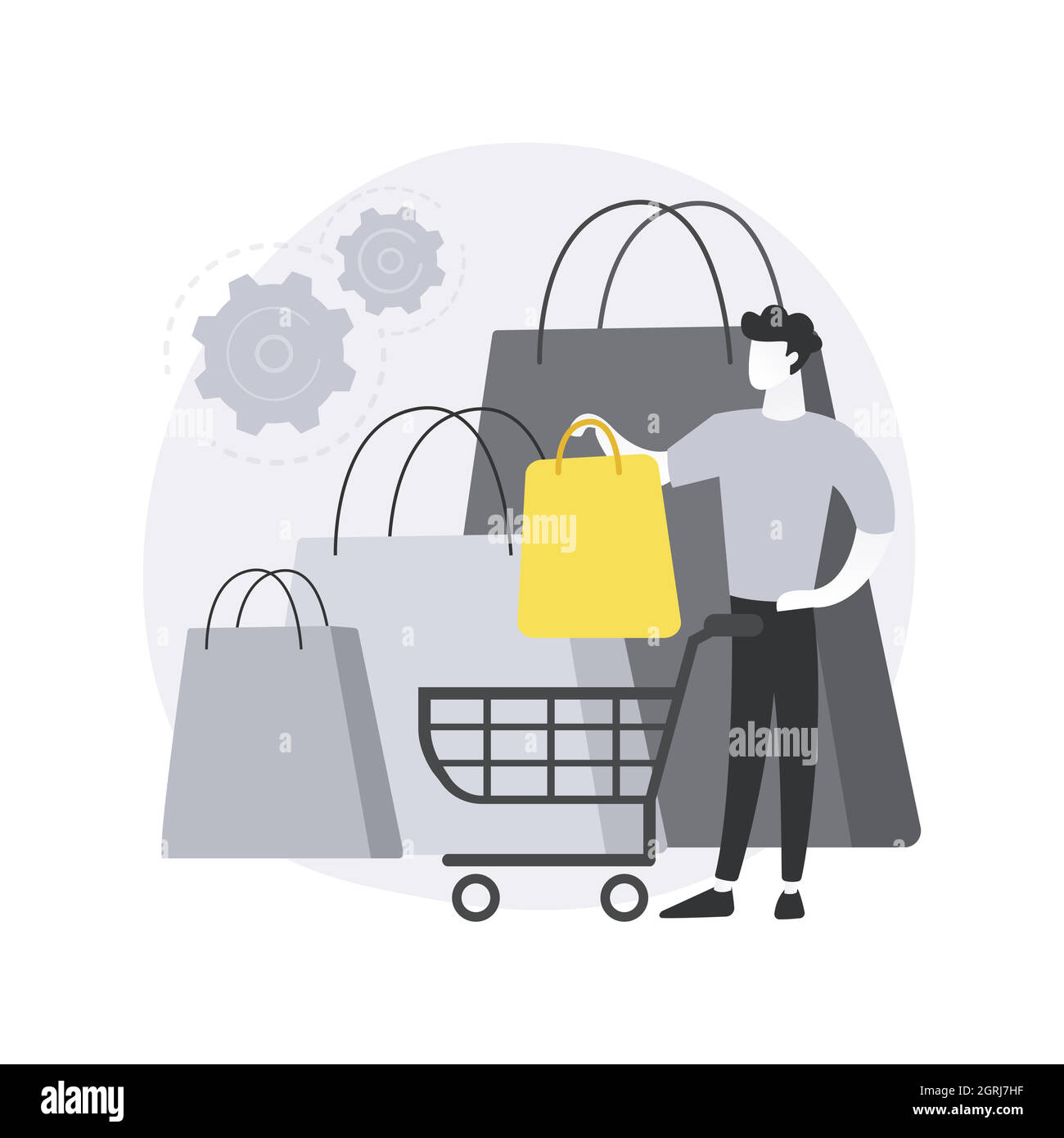 Purchasing habits abstract concept vector illustration Stock Vector ...