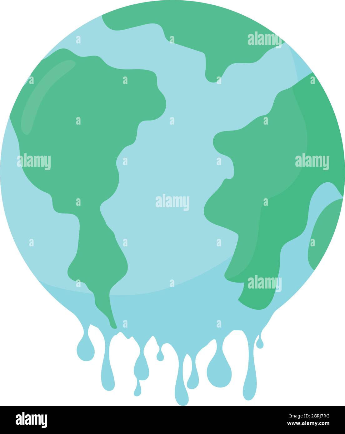 melting planet earth Stock Vector Image & Art - Alamy