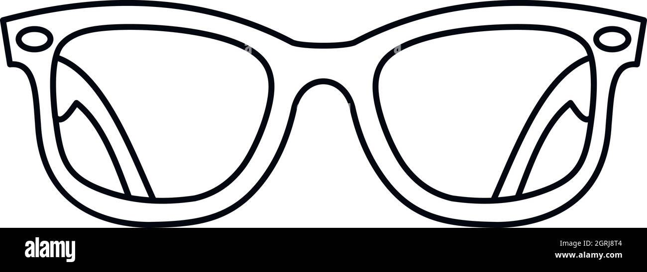 Eyeglasses icon, outline style Stock Vector Image & Art - Alamy