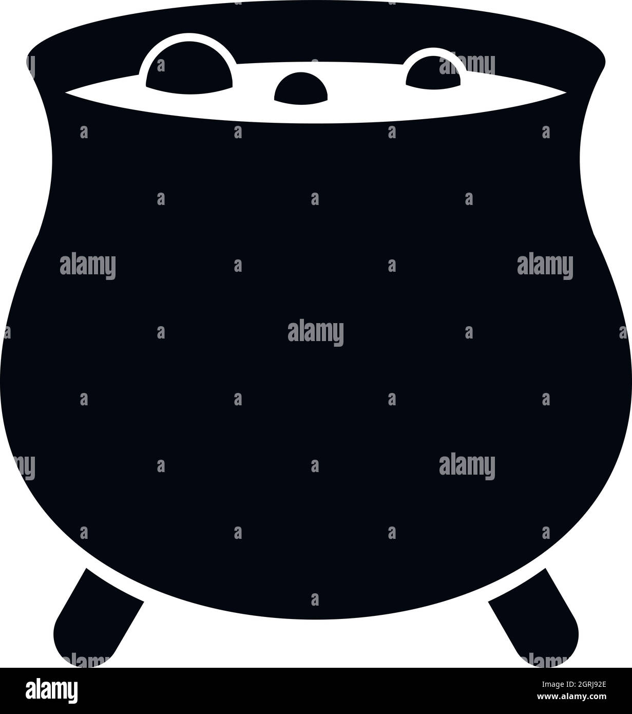 Witch cauldron icon, simple style Stock Vector Image & Art - Alamy